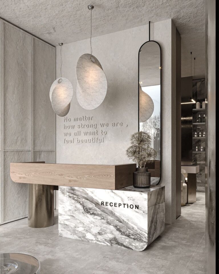 34 Trendsetting Reception Desk Designs for a Modern Look - Archi Refresh