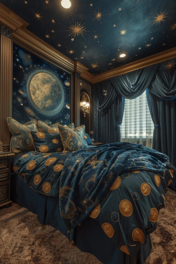 29 Dreamy Celestial Bedroom Decor Ideas for a Starry and Mystical ...