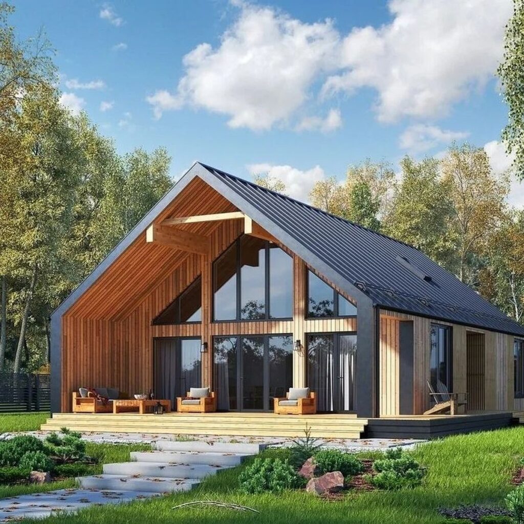 30 Black and Cedar House Exterior Ideas for Farmhouses and Cabins ...