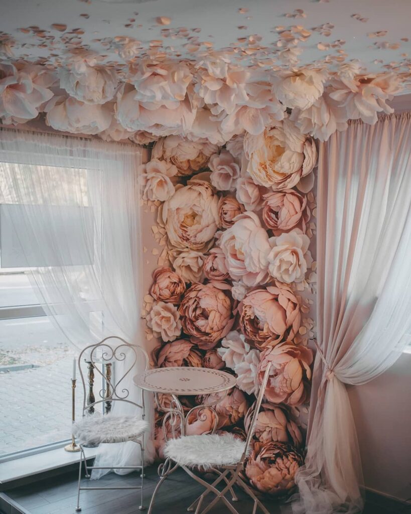 25 Creative Paper Flower Wall Decor Ideas for a Handmade Touch - Archi ...