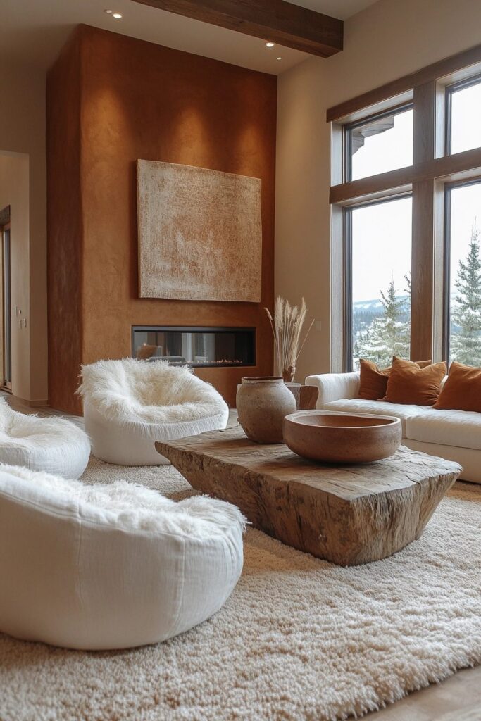 29 Organic Living Room Ideas That Bring Nature Indoors - Archi Refresh