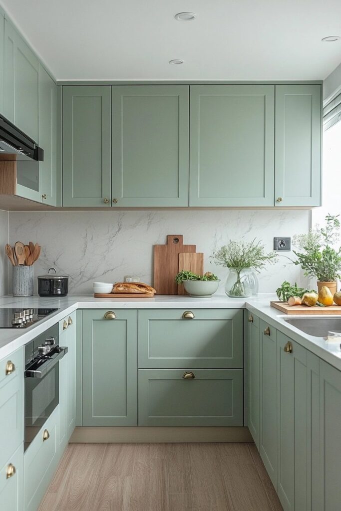 29 Lush Green Kitchen Designs That Bring Nature Indoors - Archi Refresh