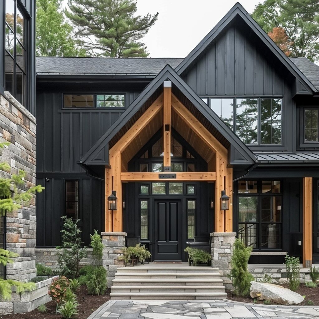 30 Black and Cedar House Exterior Ideas for Farmhouses and Cabins ...