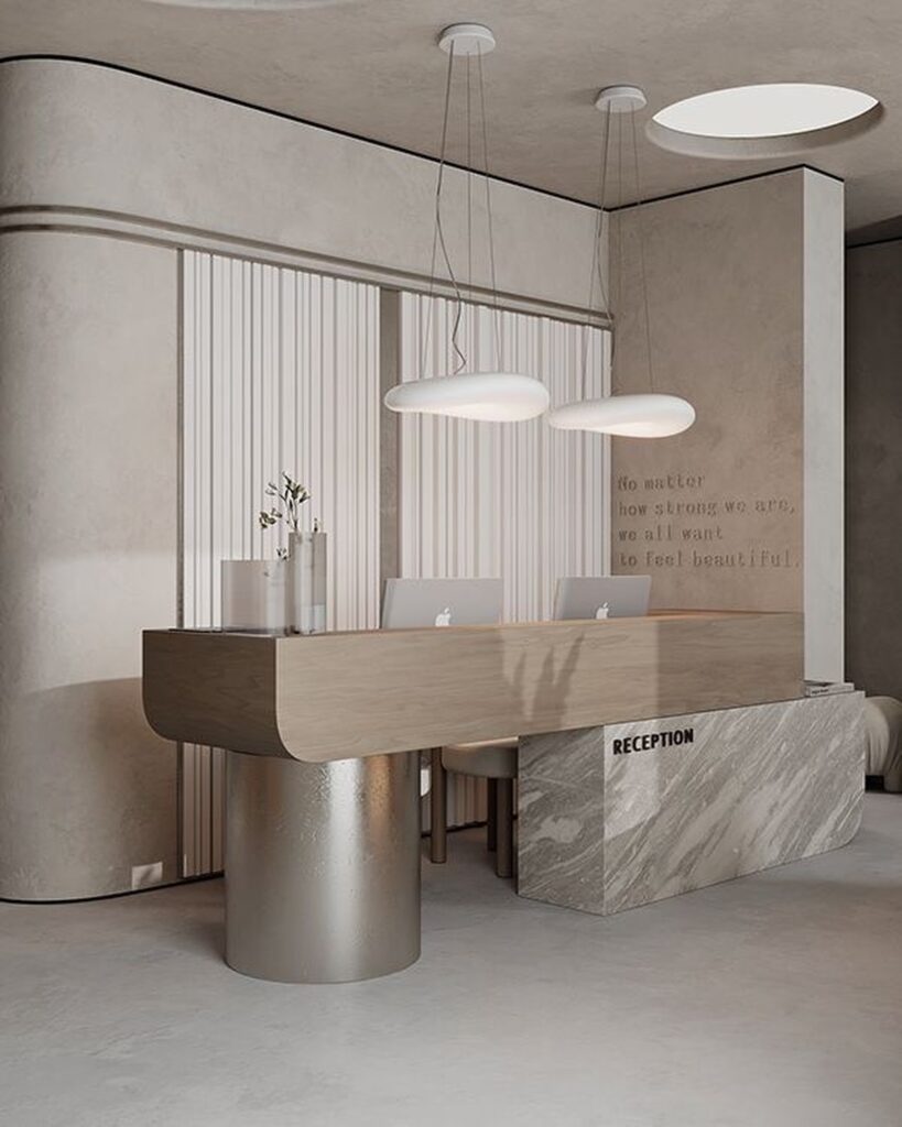 34 Trendsetting Reception Desk Designs for a Modern Look - Archi Refresh
