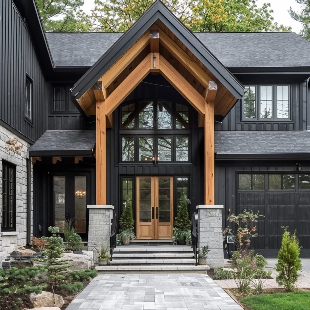 30 Black and Cedar House Exterior Ideas for Farmhouses and Cabins ...
