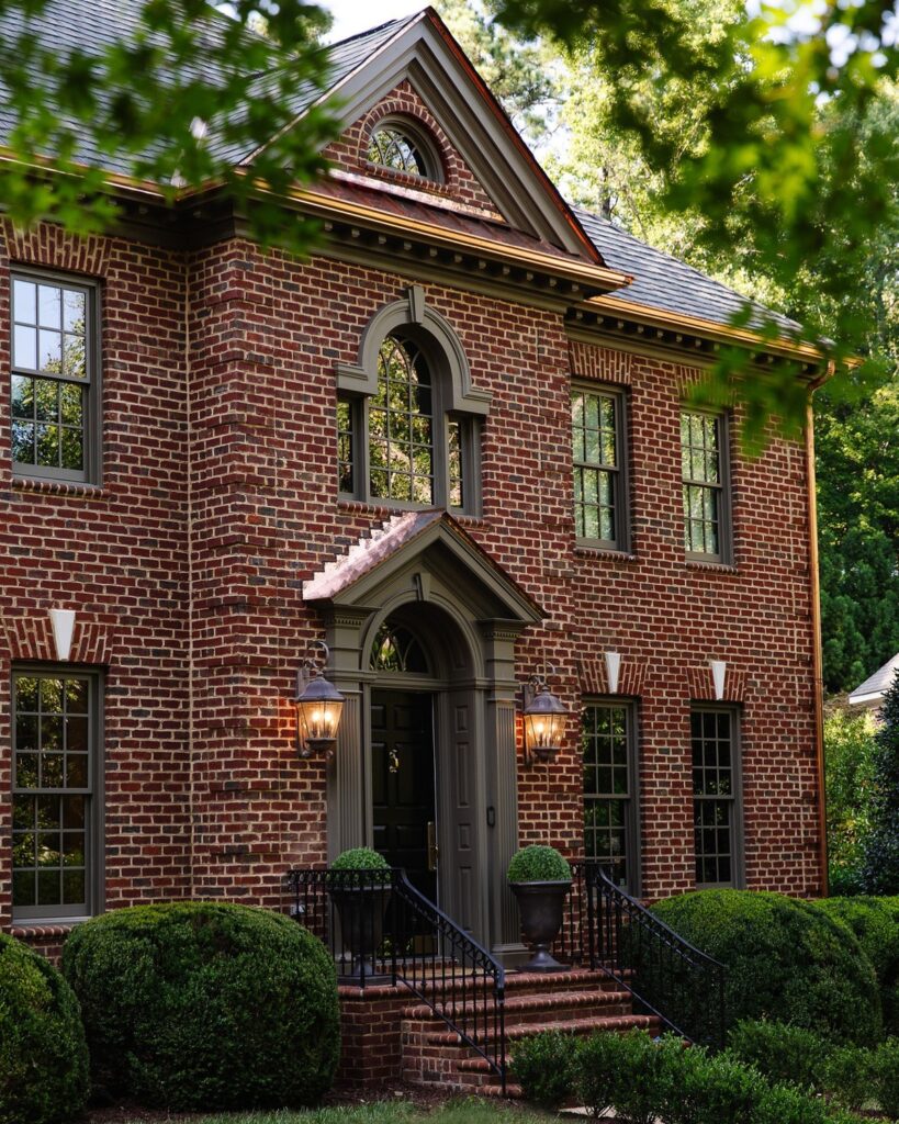 24 Red Brick House Exterior Ideas to Revamp Your Home - Archi Refresh