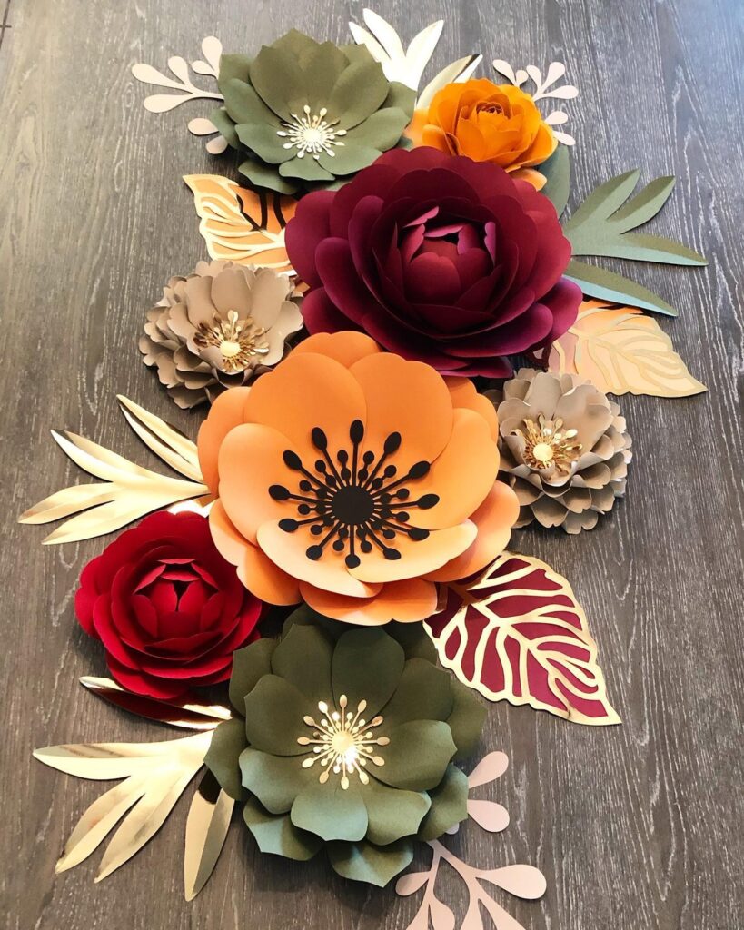 25 Creative Paper Flower Wall Decor Ideas for a Handmade Touch - Archi ...