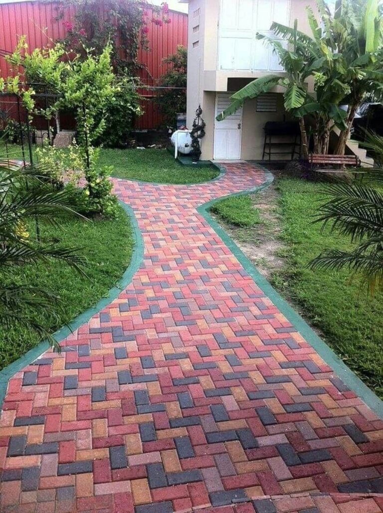 27 Pavers Walkway Ideas to Blend Elegance and Function - Archi Refresh
