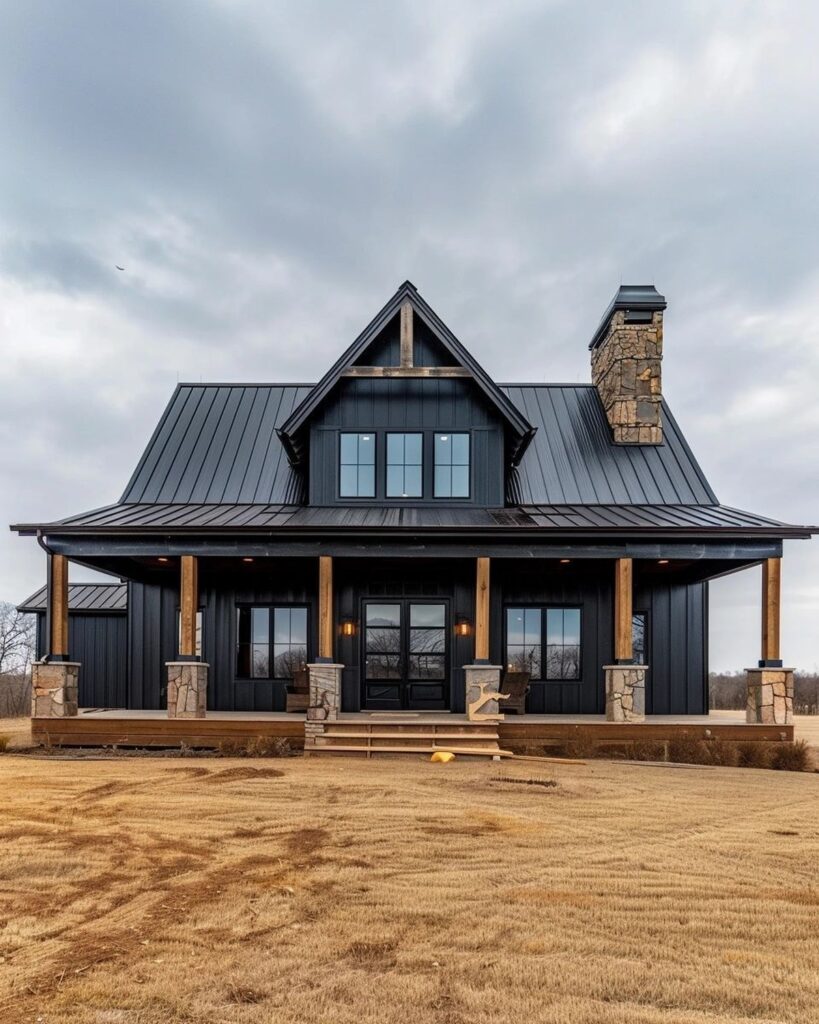 30 Black and Cedar House Exterior Ideas for Farmhouses and Cabins ...