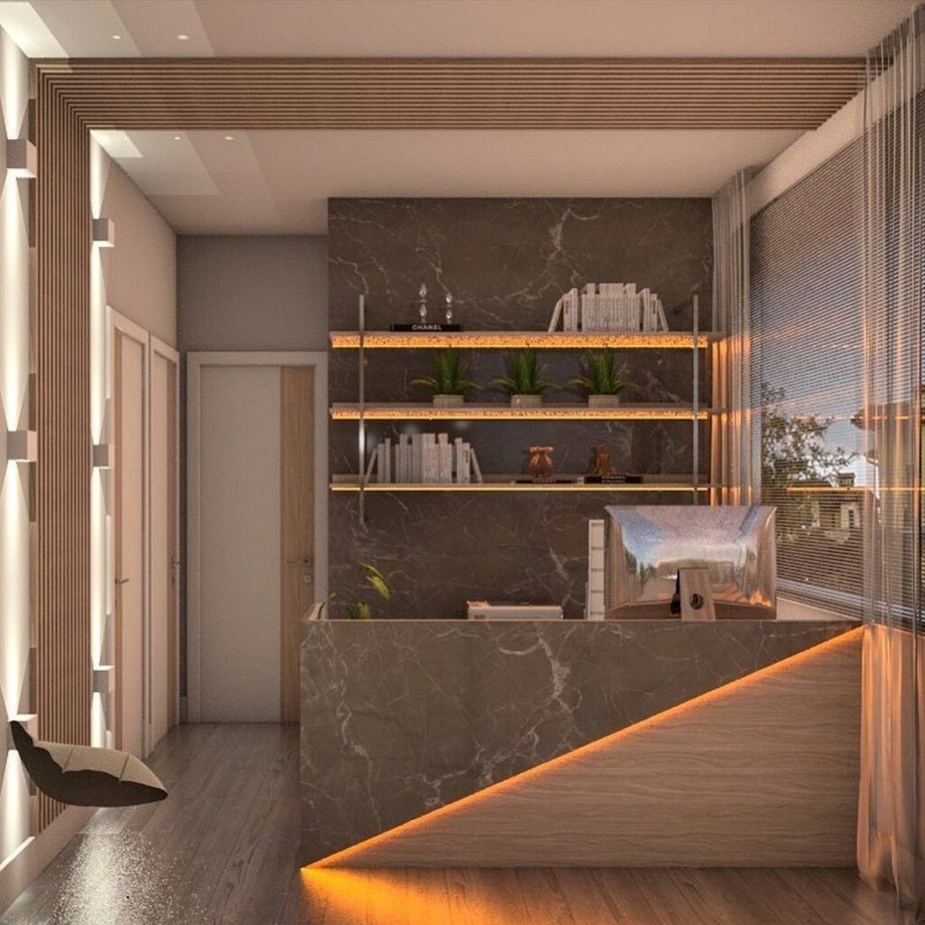 34 Trendsetting Reception Desk Designs for a Modern Look - Archi Refresh