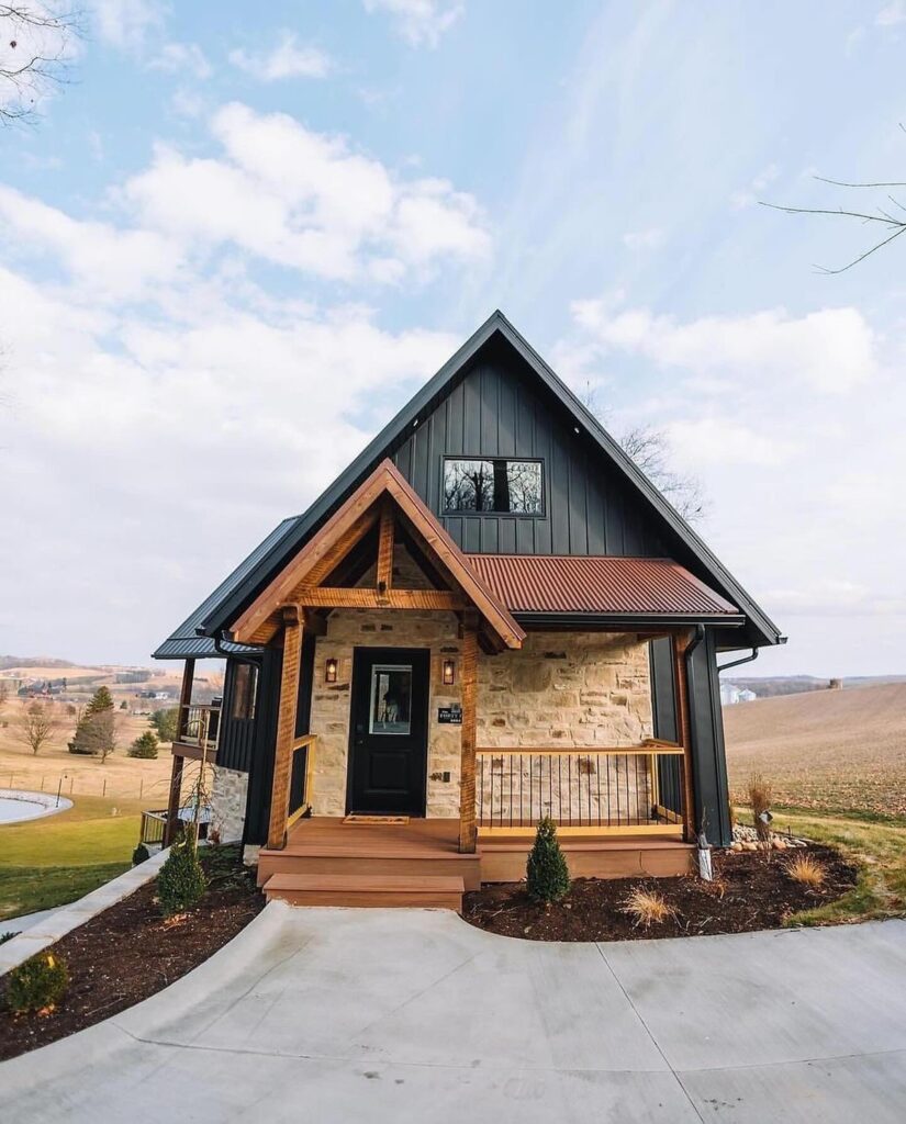 30 Black and Cedar House Exterior Ideas for Farmhouses and Cabins ...