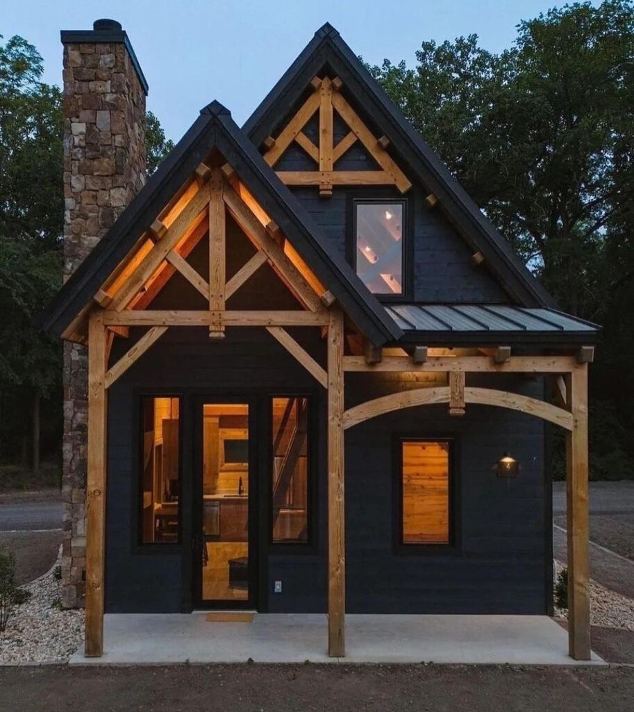 30 Black and Cedar House Exterior Ideas for Farmhouses and Cabins ...