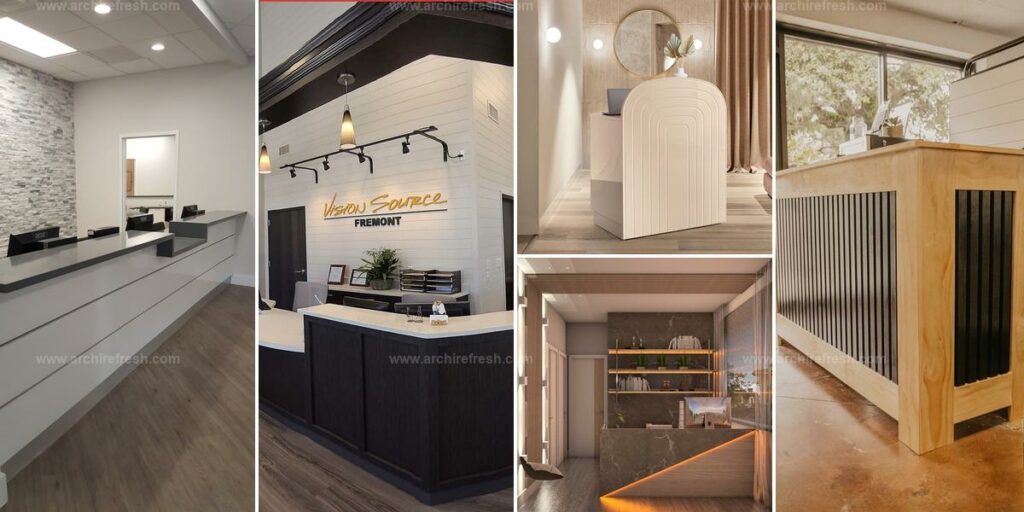 34 Trendsetting Reception Desk Designs for a Modern Look - Archi Refresh
