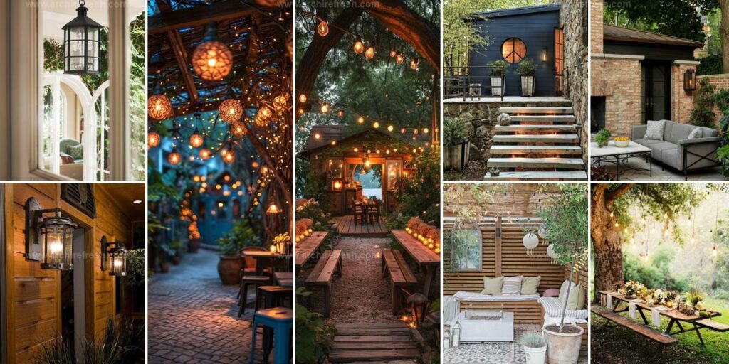 36 Rustic Outdoor Lighting Ideas to Illuminate Your Space with Charm ...