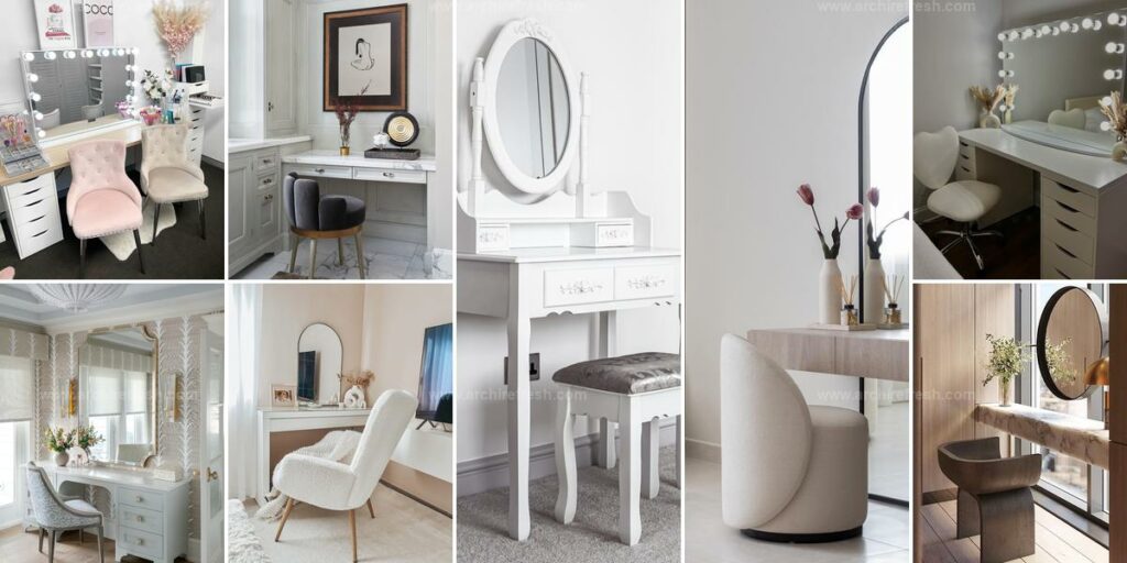 27 Vanity Chair Styles to Find Your Perfect Match - Archi Refresh